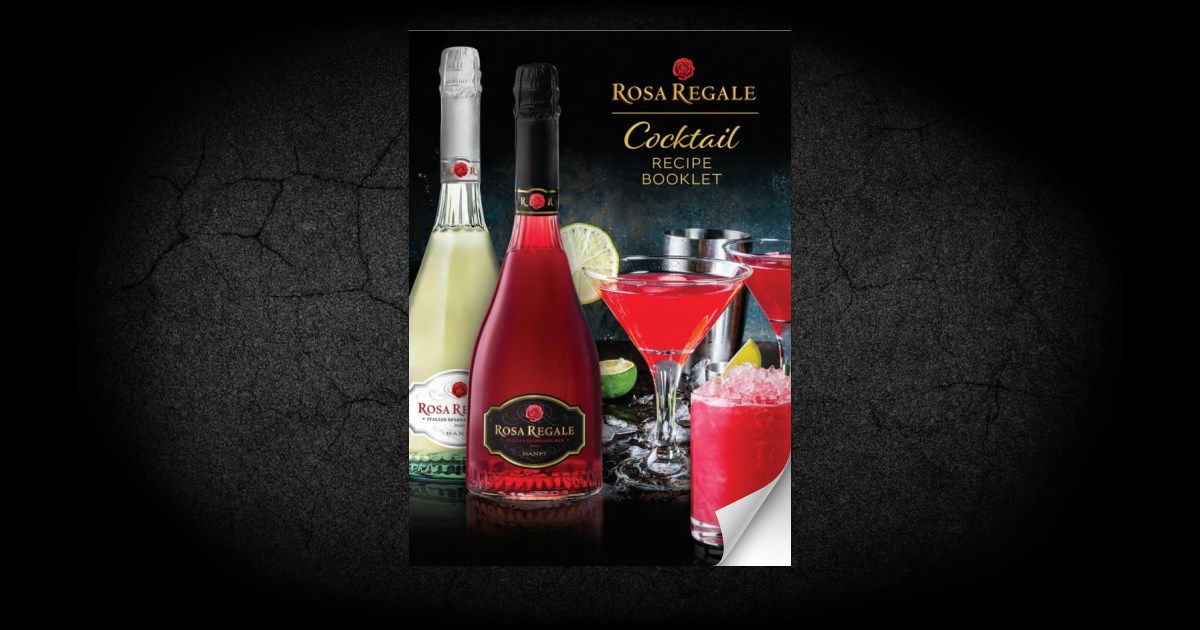 Rosa Regale Cocktail Recipe Booklet