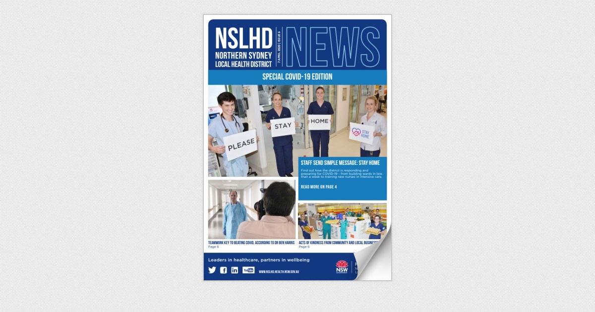 NSLHD News April 7 Covid-19 edition