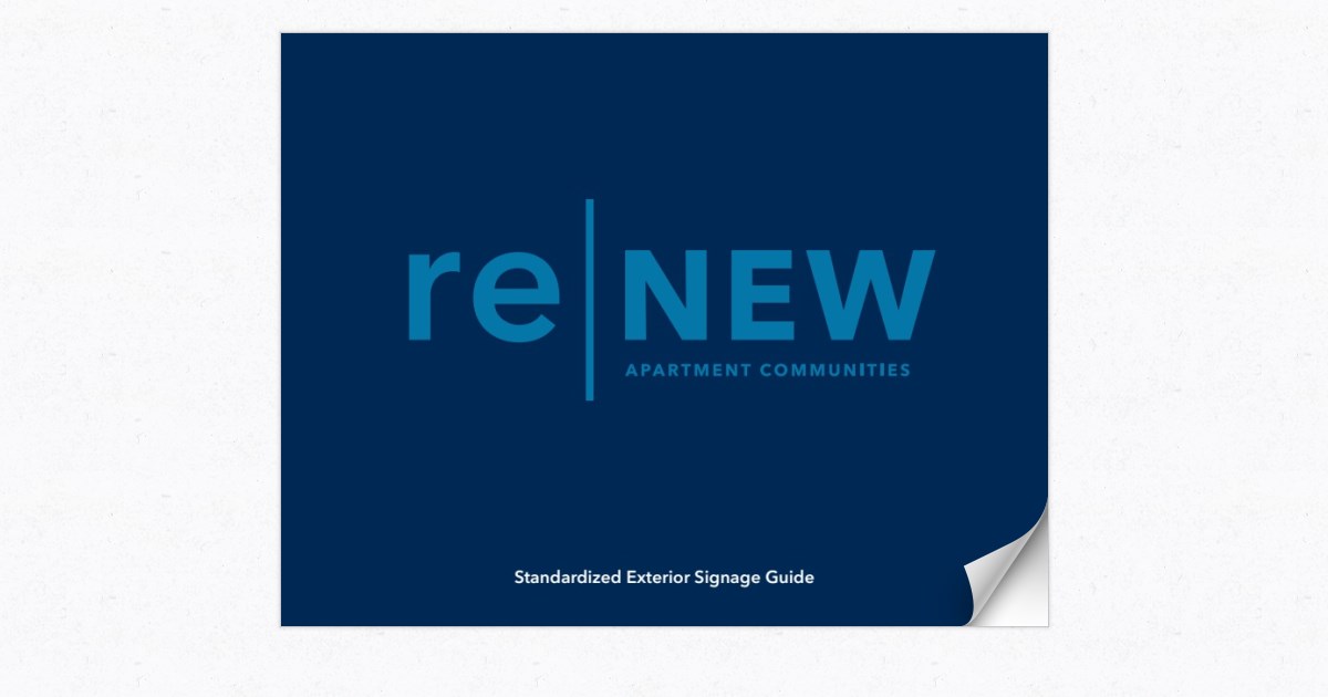 ReNew Exterior Signage Guide
