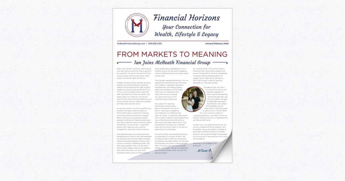 McBeath Financial Group - January/February 2026