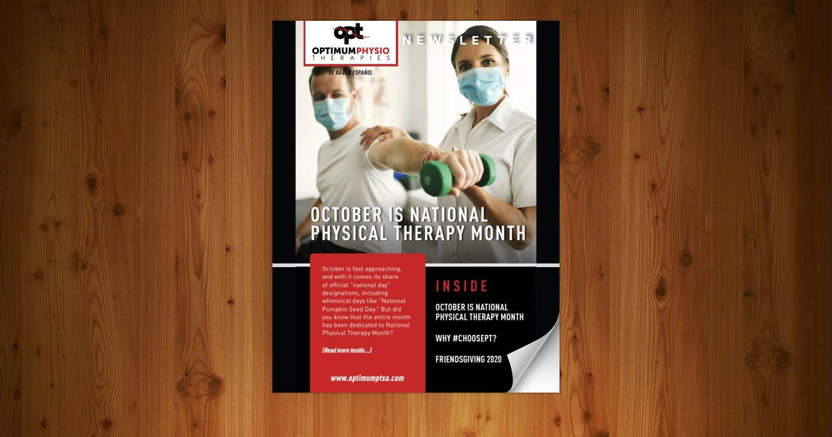 Optimum Physio Therapies: National PT Month