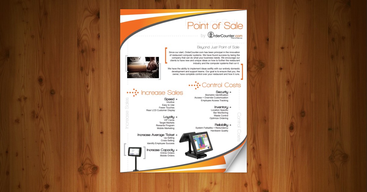 Order Counter Reference Booklet