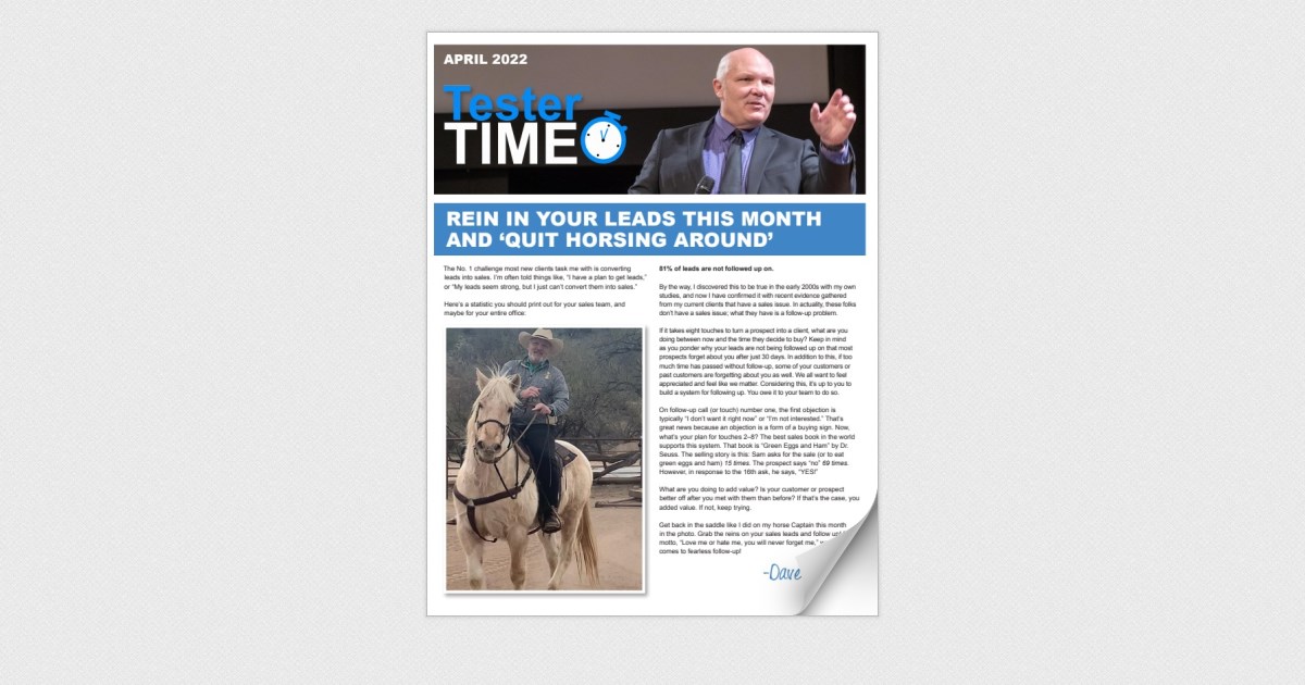 Jon Carson Consulting - April 2022