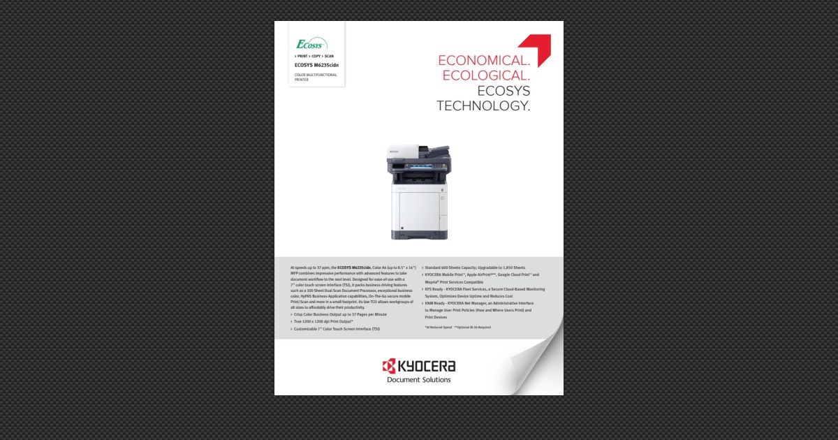 ECOSYS_M6630cidn_SERIES Spec_Sheet