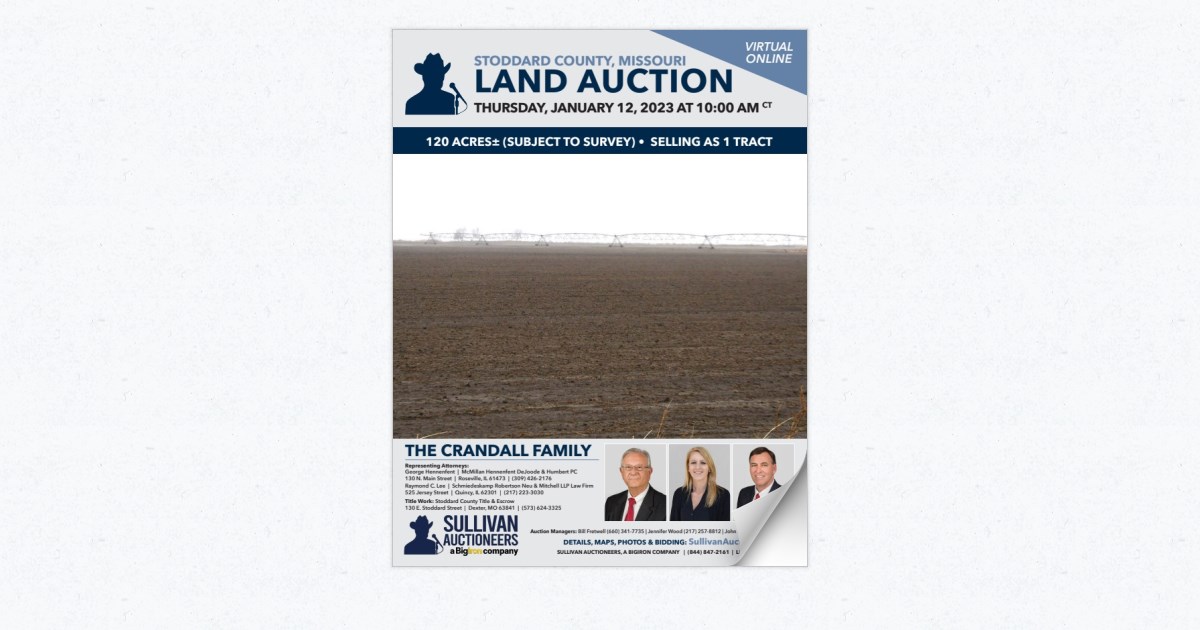 Crandall auction booklet