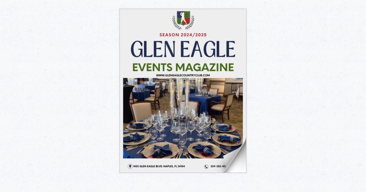 Glen Eagle 2024/2025 Events magazine - Page 40