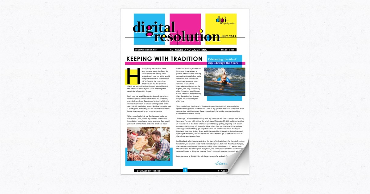 Digital Print Ink - July 2019