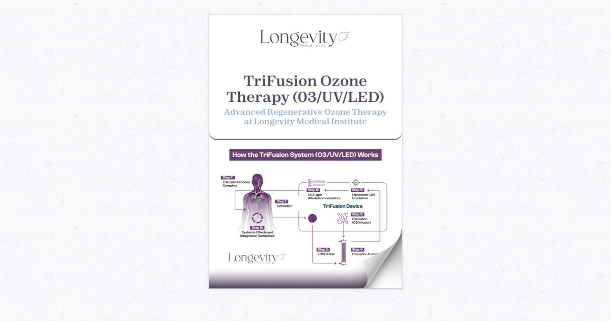 Longevity Medical Institute® TriFusion (Ozone/UV/LED)