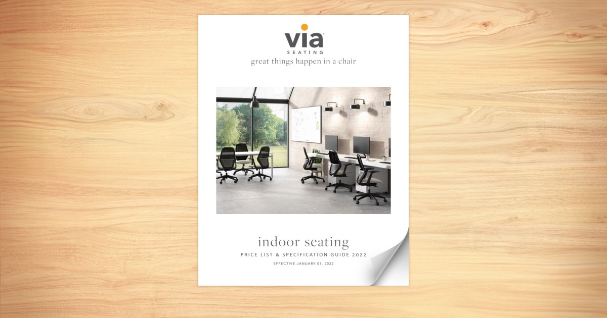 Via Seating's 2022 Price Book, 1st edition - Page 128