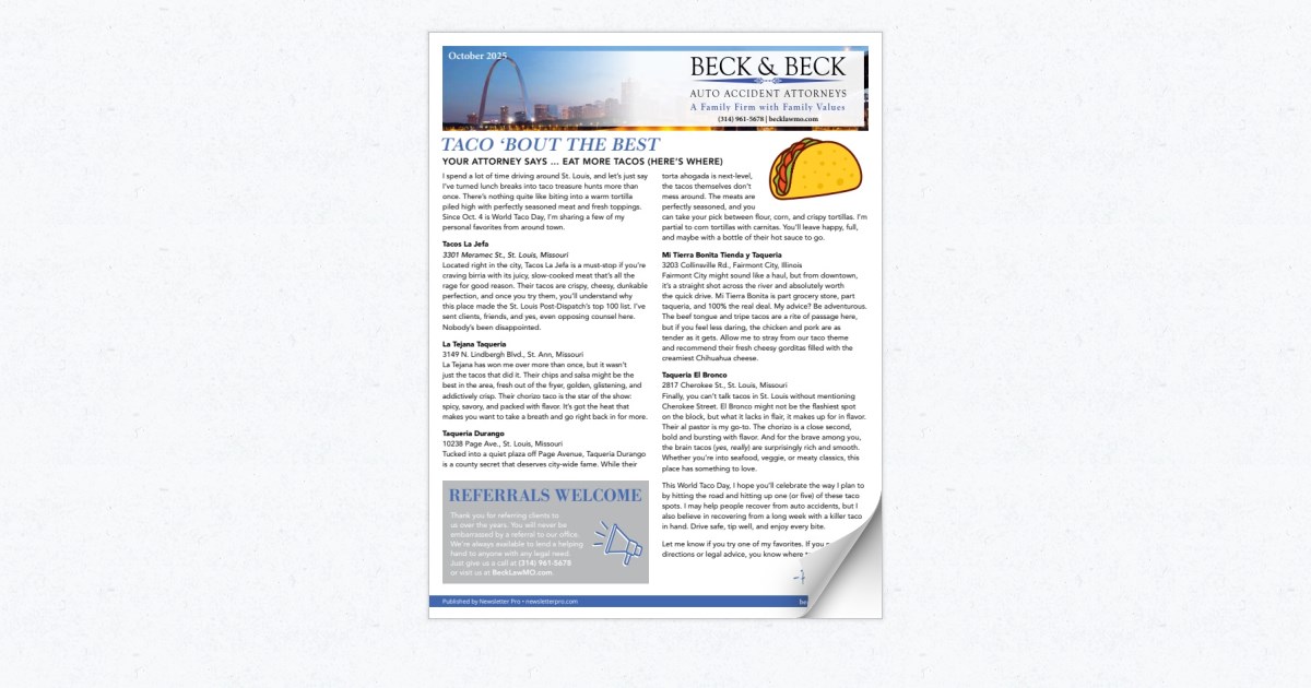 Beck & Beck Attorneys at Law - October 2025