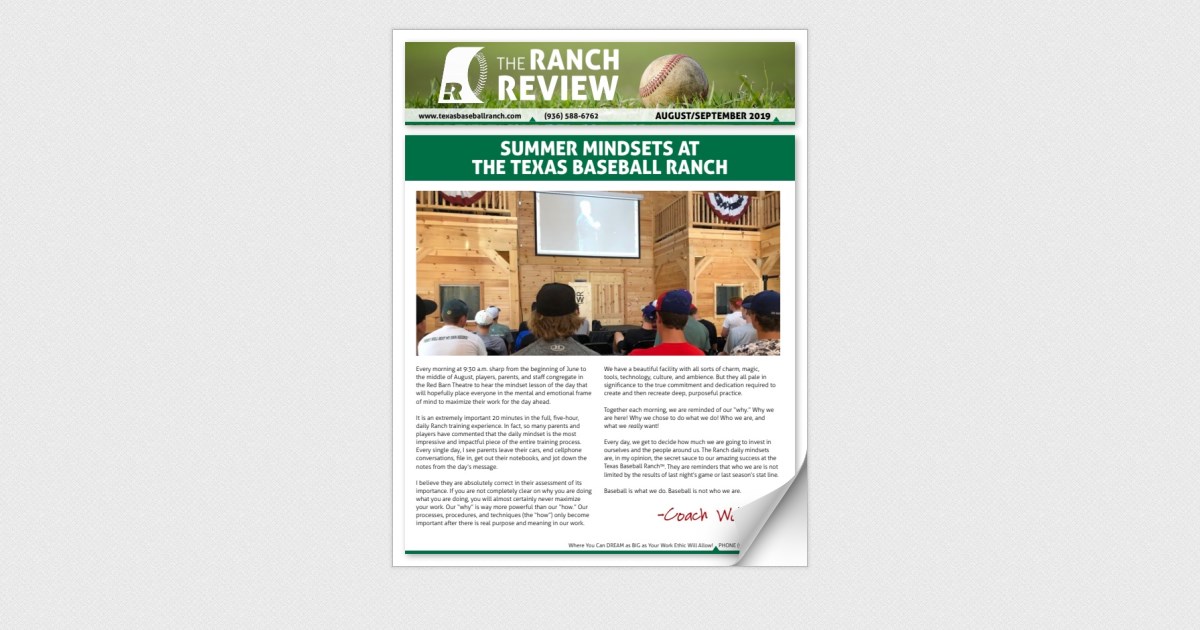 Texas Baseball Ranch August/September 2019 - Page 2