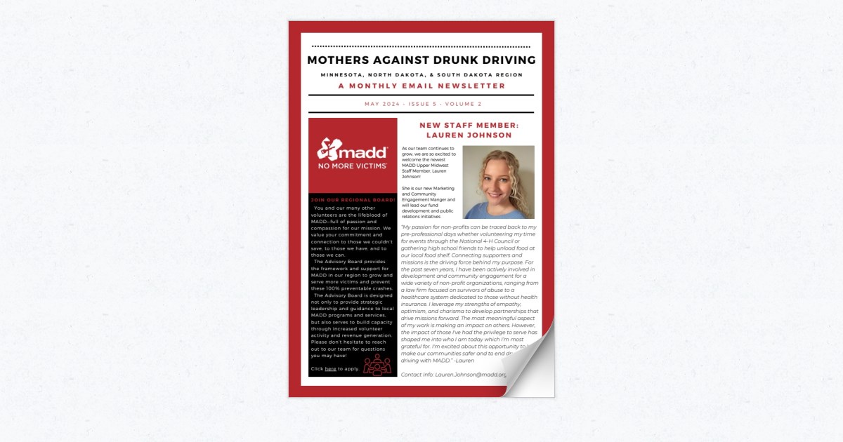 MADD MAY Newsletter 2024 - Page 2