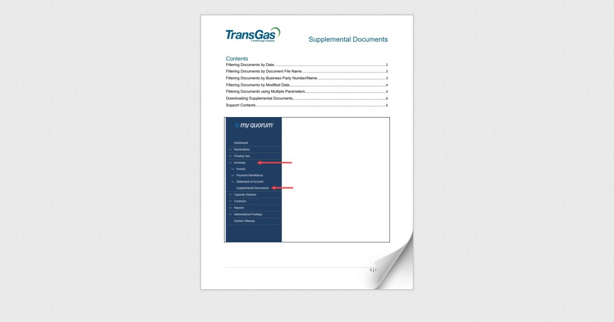 Supplemental Documents