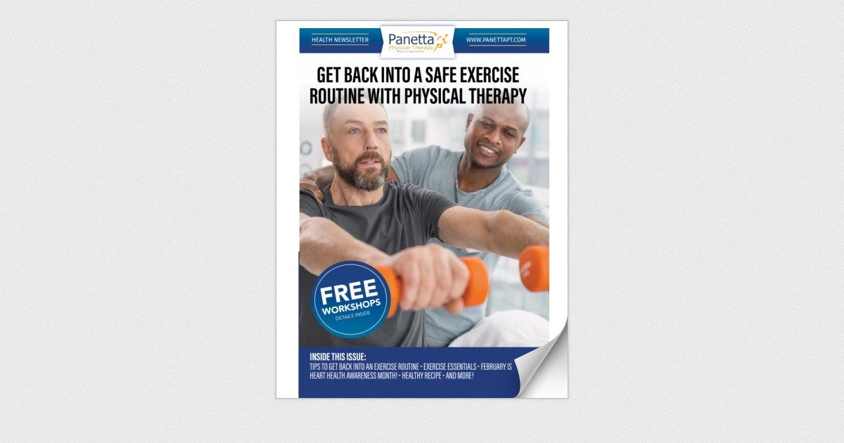 PanettaPT: Get Back Into a Safe Exercise Routine With PT