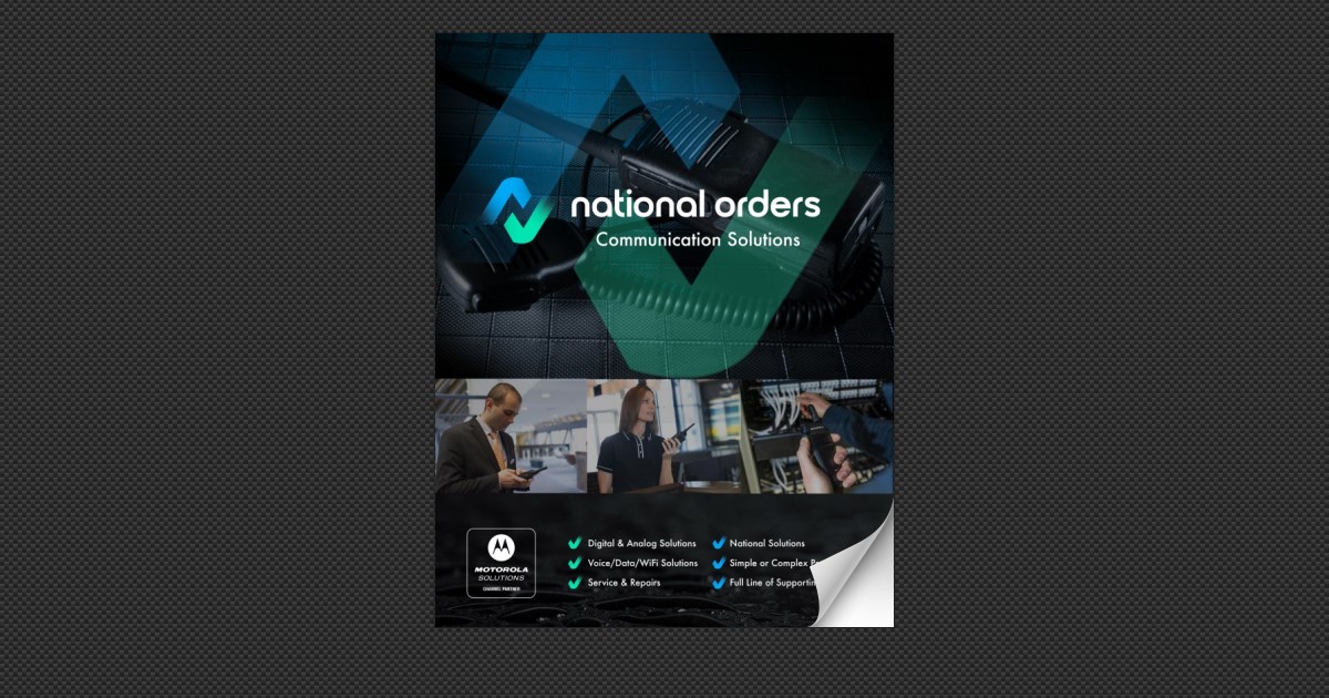 National Orders - Catalog - Motorola Solutions