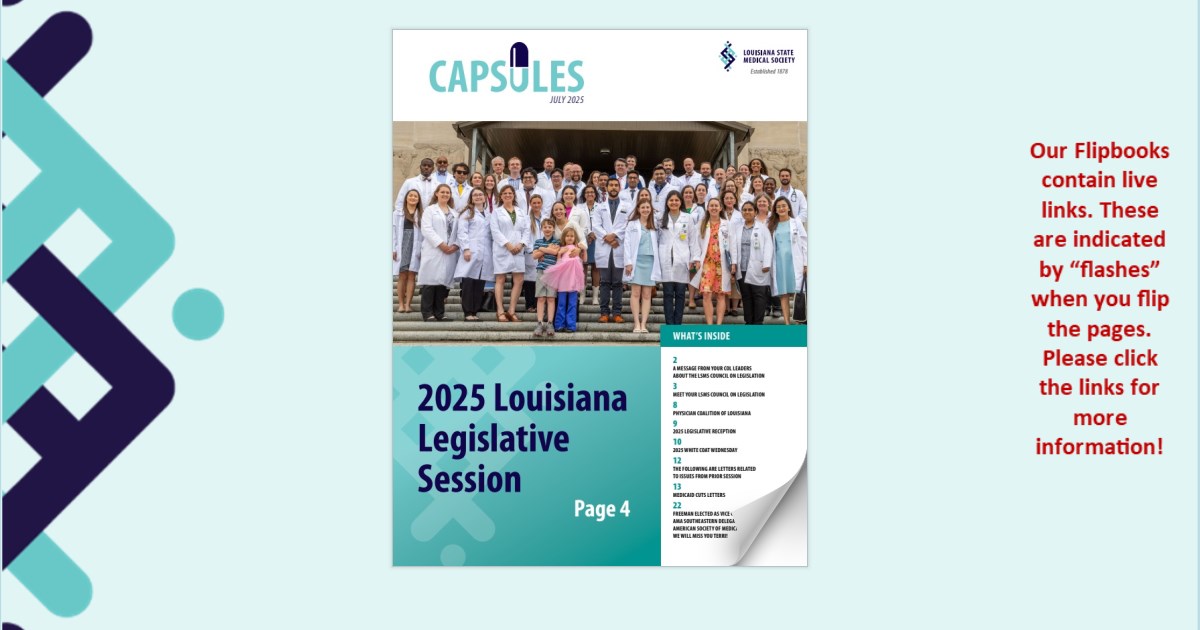 LSMS Capsules | 2025 | Legislative Review