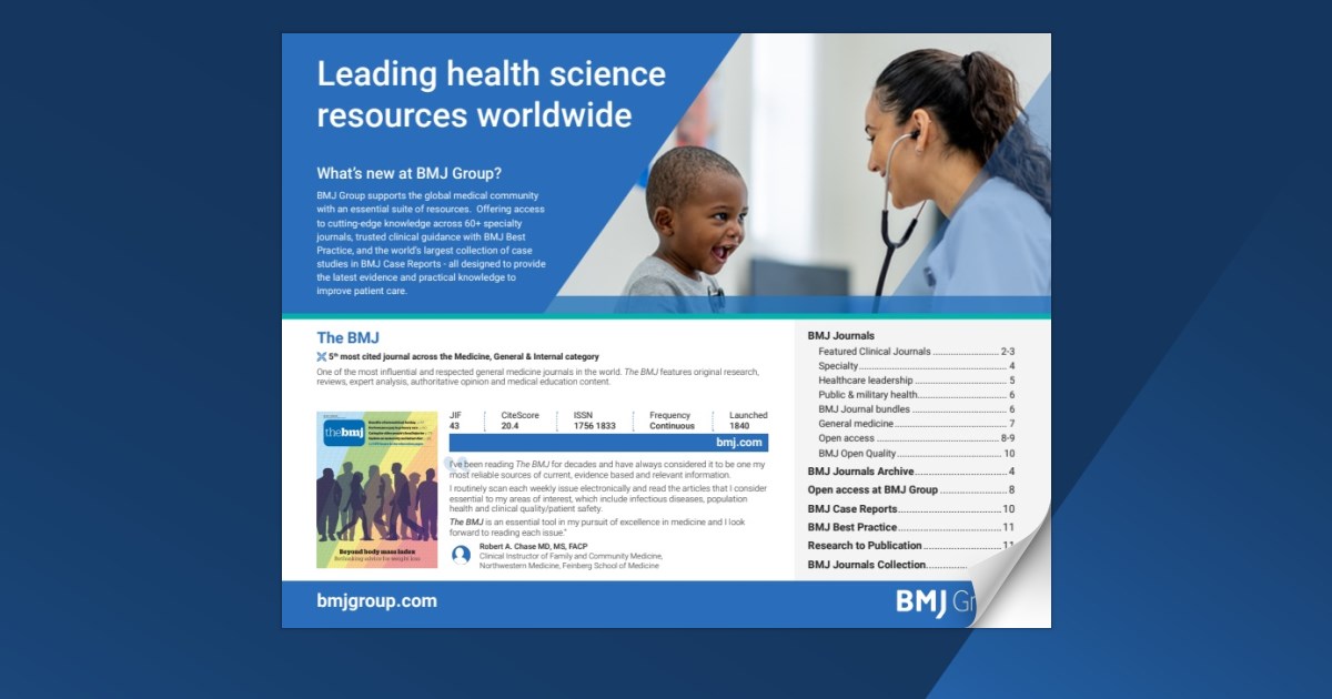 BMJ Journals Brochure