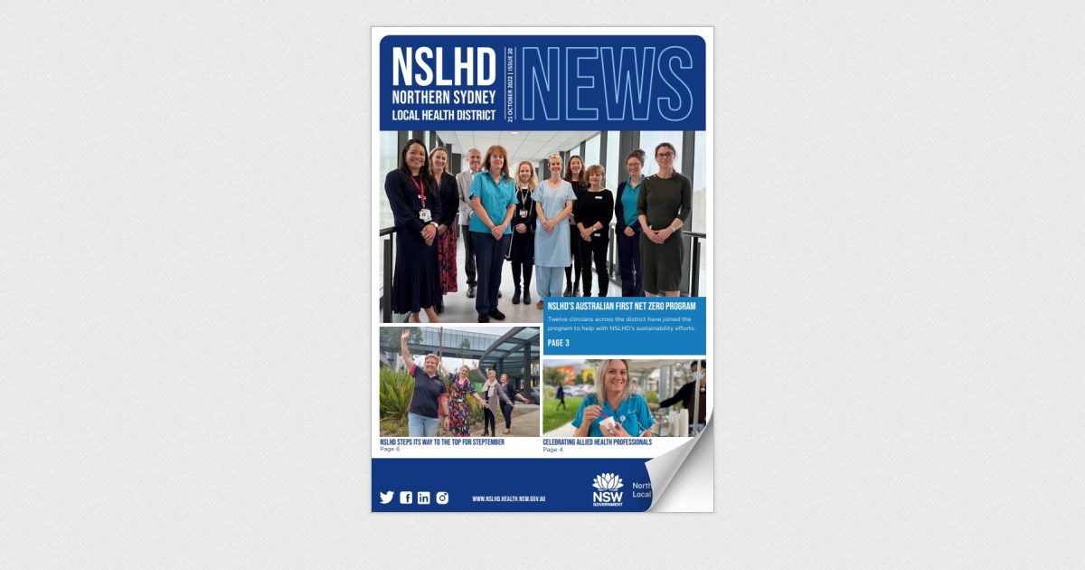 NSLHD News October 21 2022