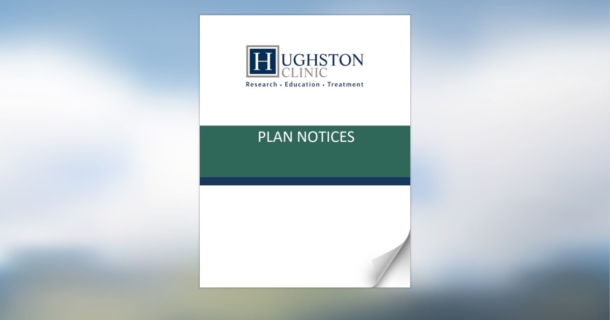 Hughston Plan Notices