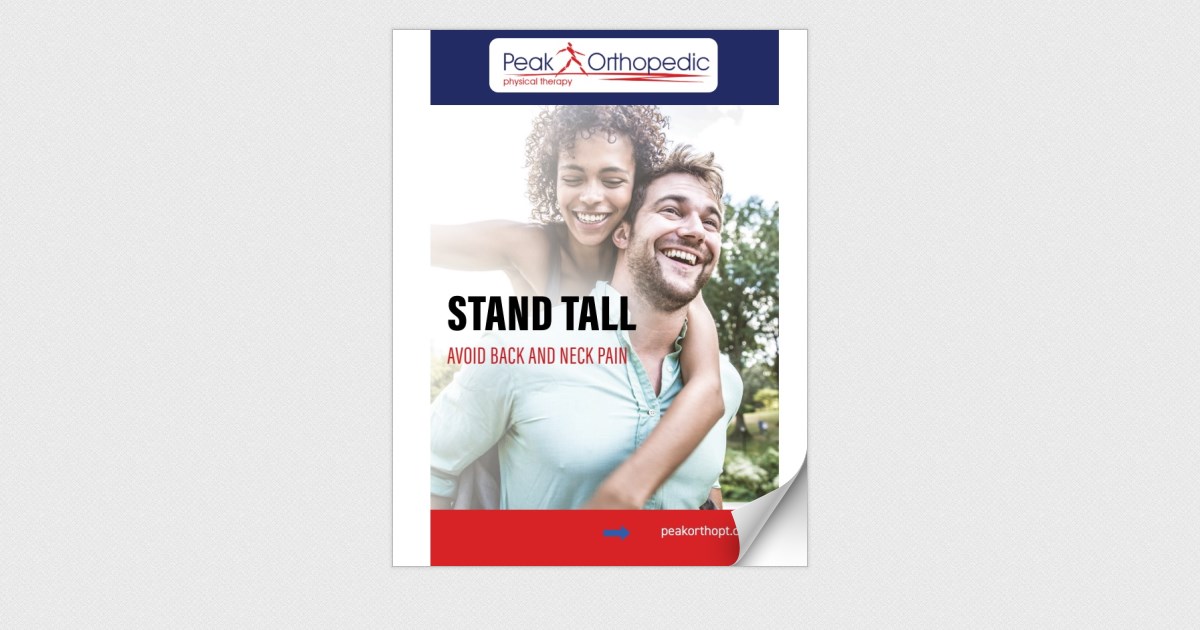 Peak Orthopedic_Posture Effects Back and Neck Pain