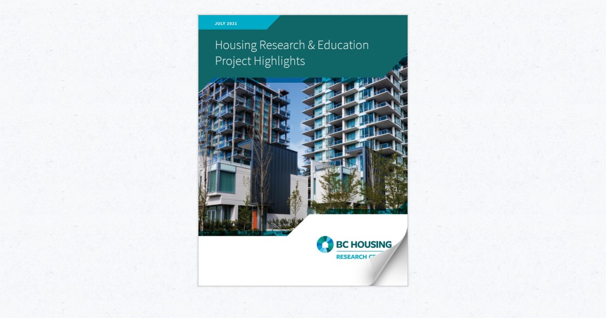 Housing Research and Education Project Highlights