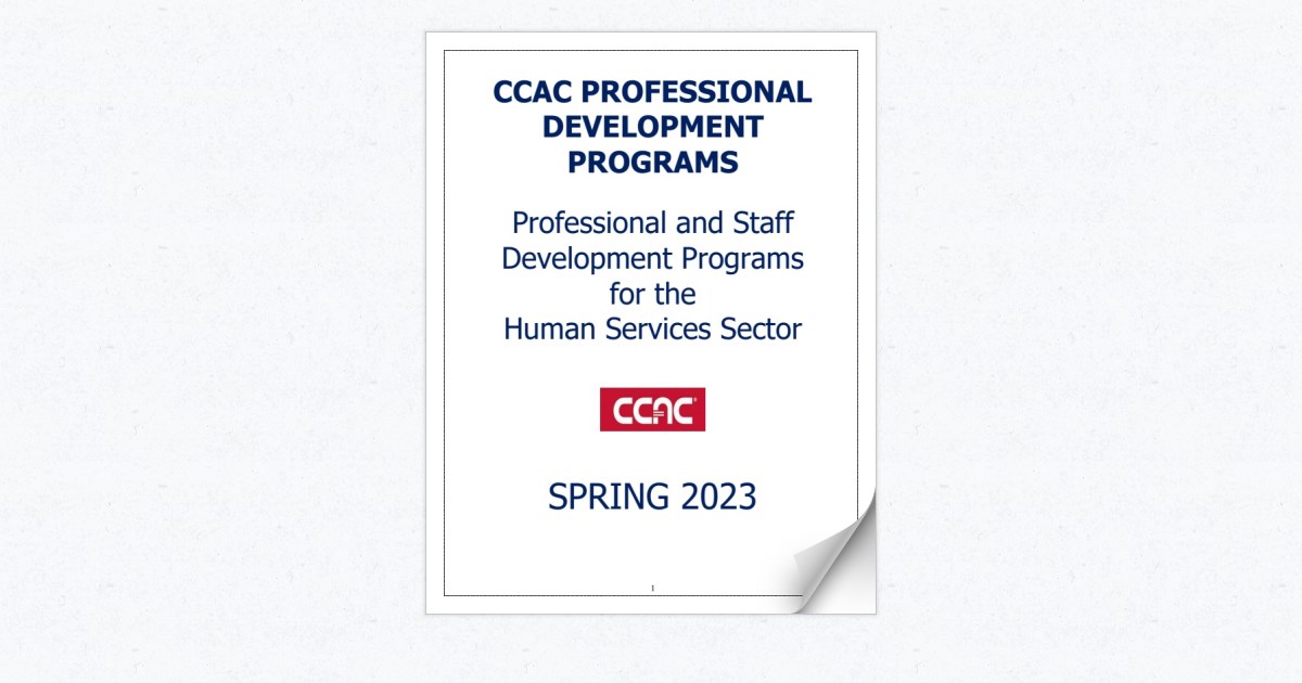 CCAC Professional Development Programs