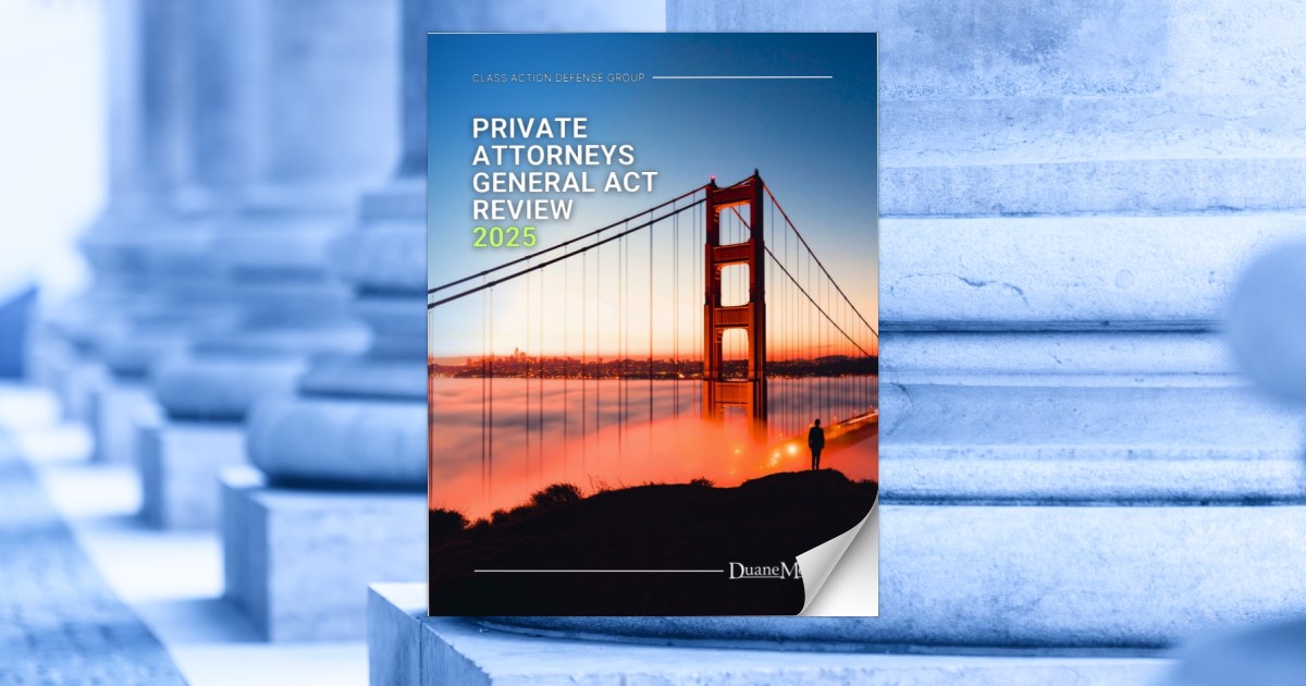Private Attorneys General Act Review – 2025