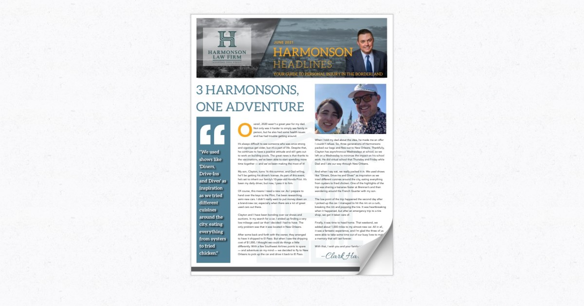 Harmonson Law Firm - June 2021