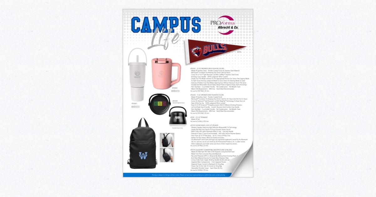 Proforma Albrecht & Co. Campus Life
