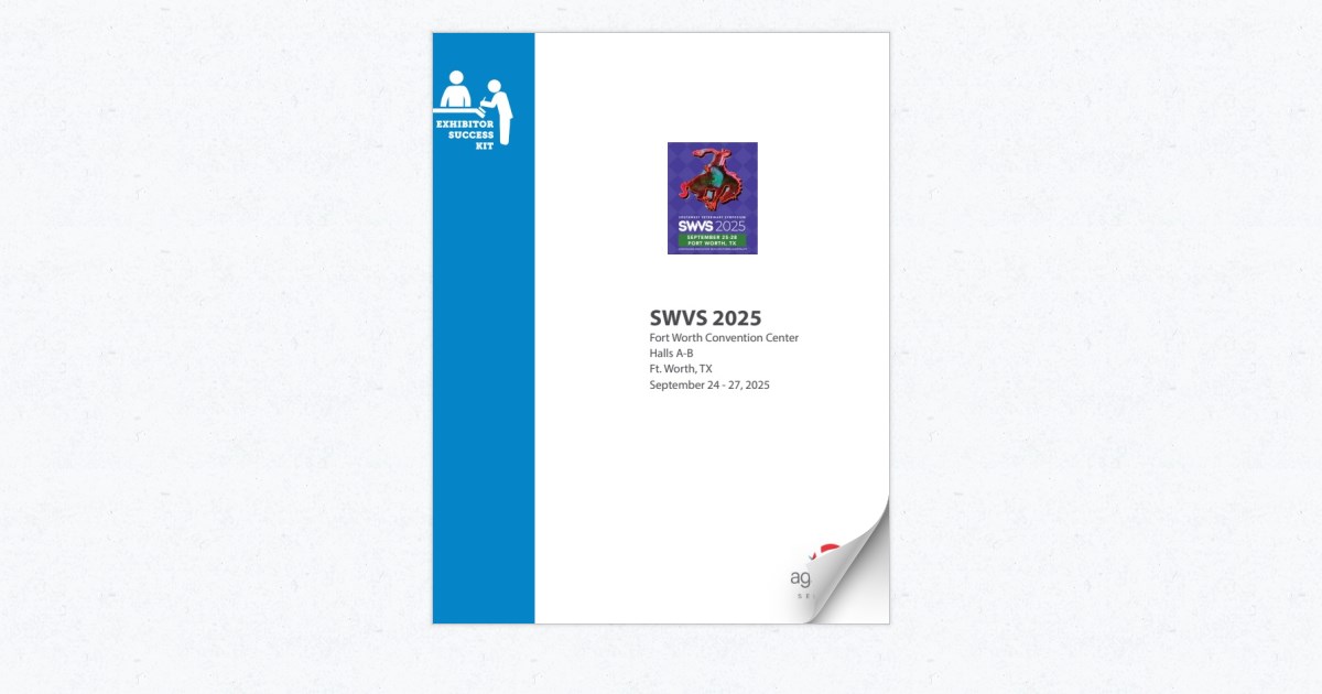 SWVS 2025 Exhibitor Success Kit