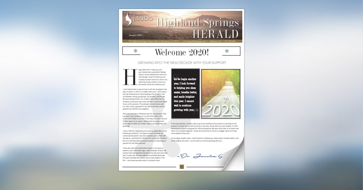 J. Sabo - January 2020