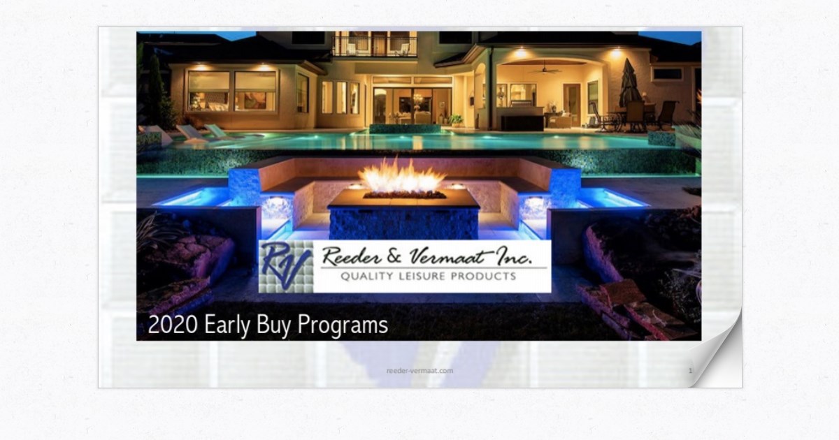 RV 2020 Early Buy Catalog Template