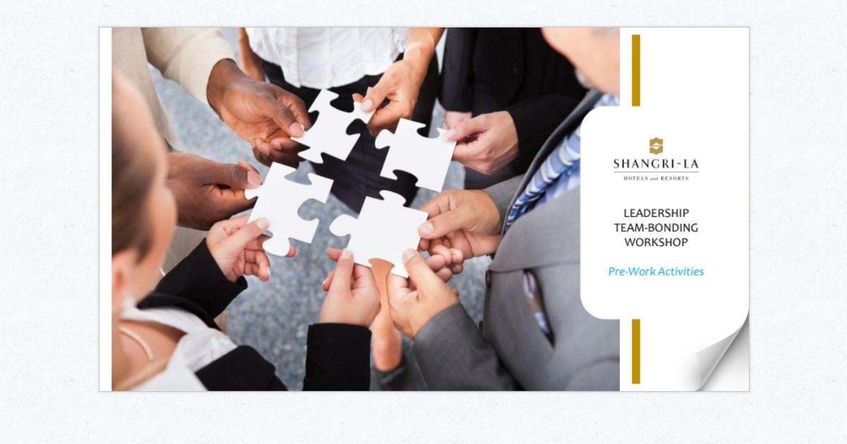 Leadership Team Bonding Workshop , Pre-Work