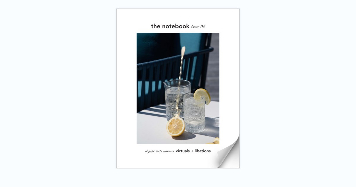 objekts Notebook - Issue 04 - Victuals and Libations