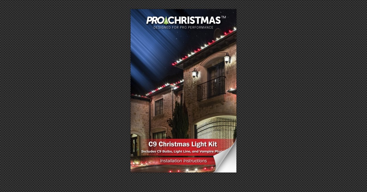 Pro Christmas C9 Lighting Kit Brochure - Page 6-7