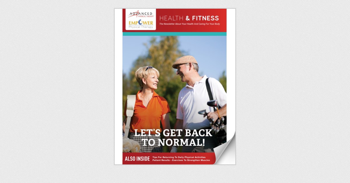 AdvancedPT.Tips for Getting Back to Your Normal Activities
