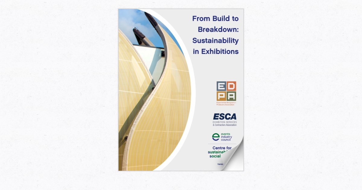 EDPA ESCA EIC Sustainable Exhibition Stand Guidance