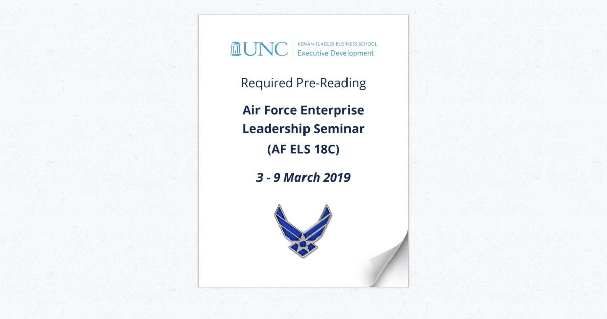 AF ELS Combined Pre-reads