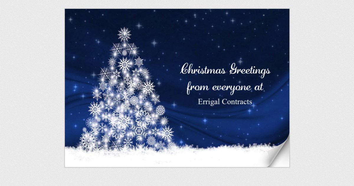 Errigal Contracts Christmas Greetings