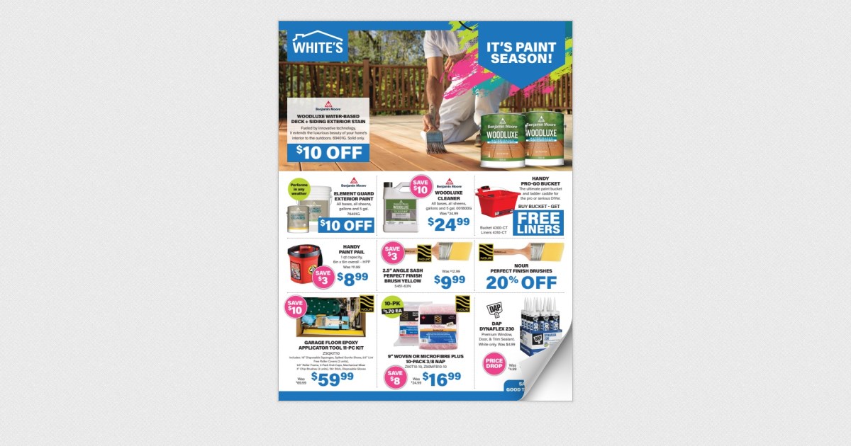 White's Paint May Hot Sheet - 2024