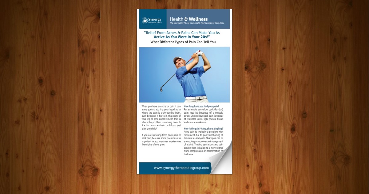 What Different Types Of Pain Mean