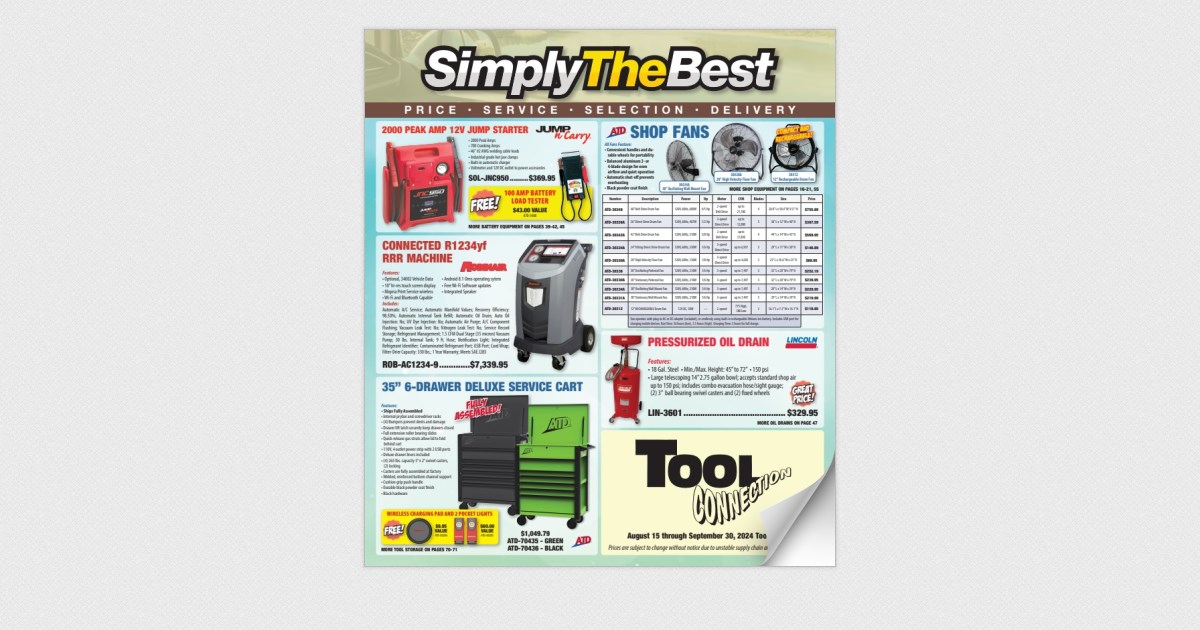 Simply the Best Tool Connection - Aug 15 - Sept 30, 2024