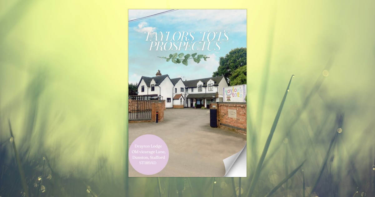 Taylors Tots Prospectus