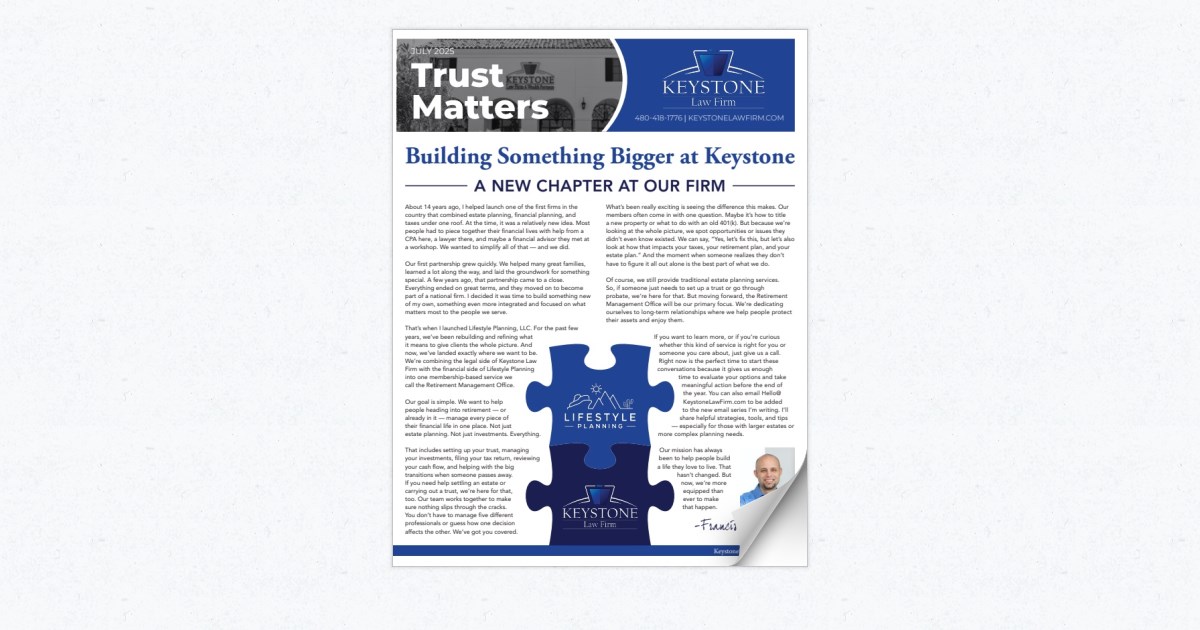 Keystone Law Firm - July 2025