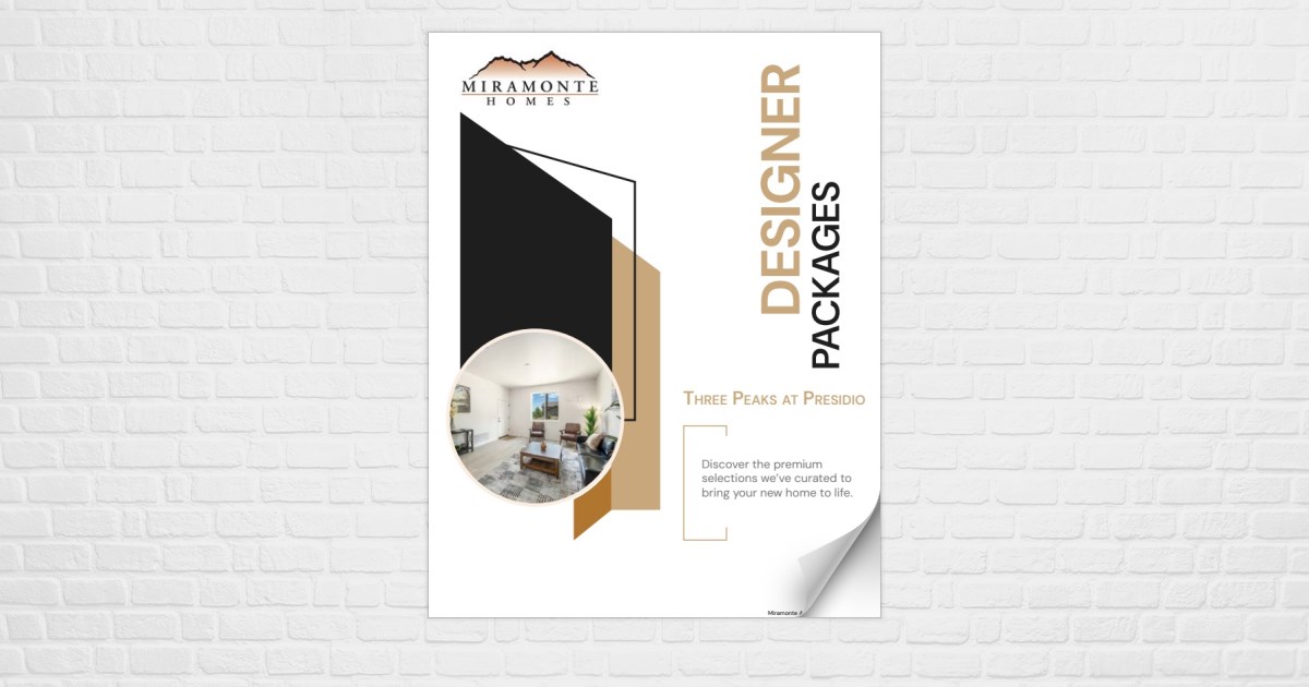 Three Peaks at Presidio Designer Package