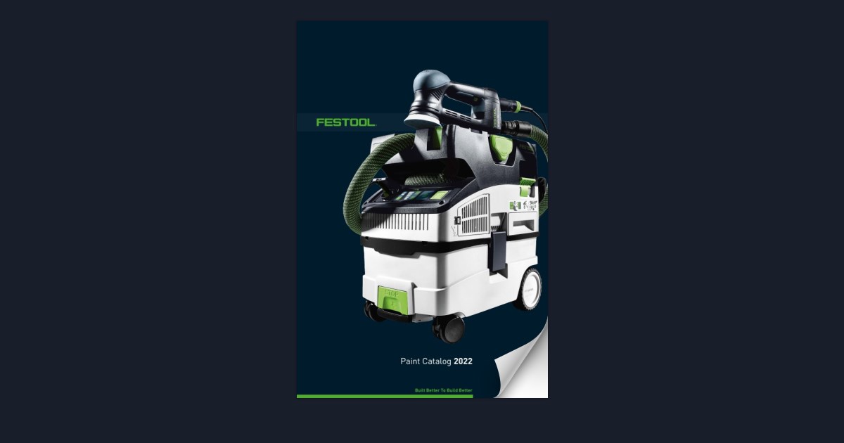 2022 Festool Canada Paint Catalog (English)