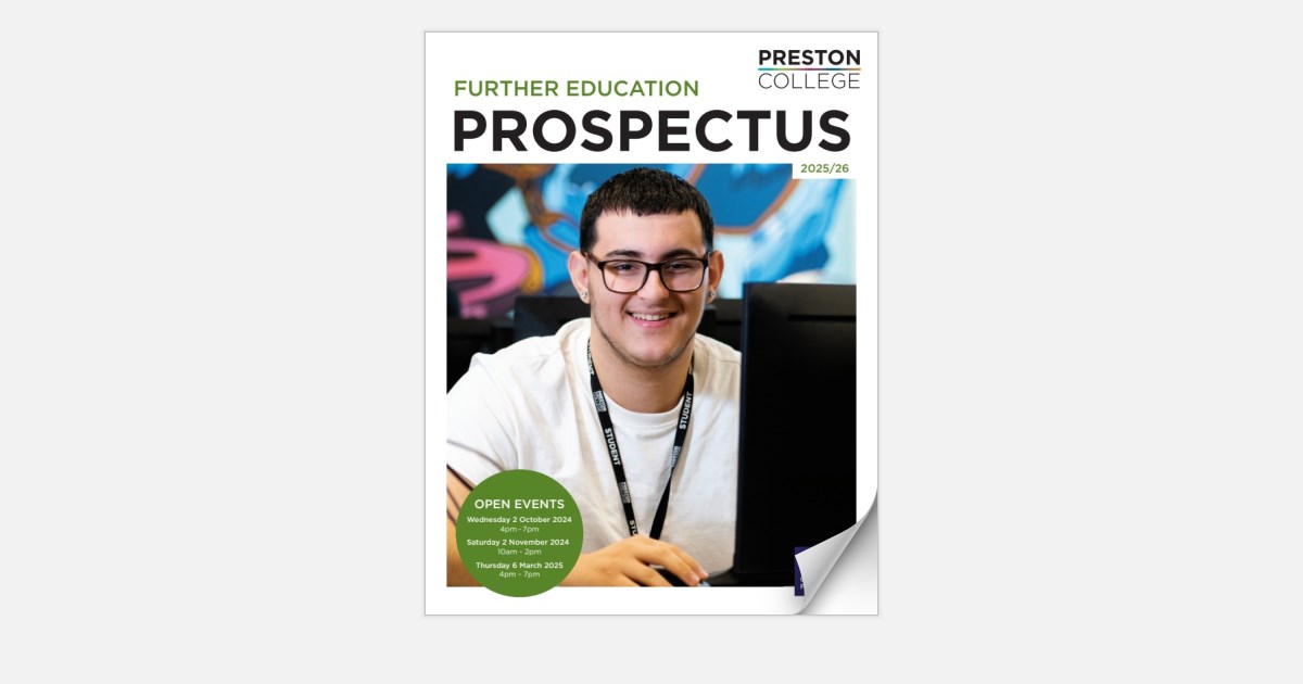 Preston College Further Education Prospectus 2025-26 - Page 48