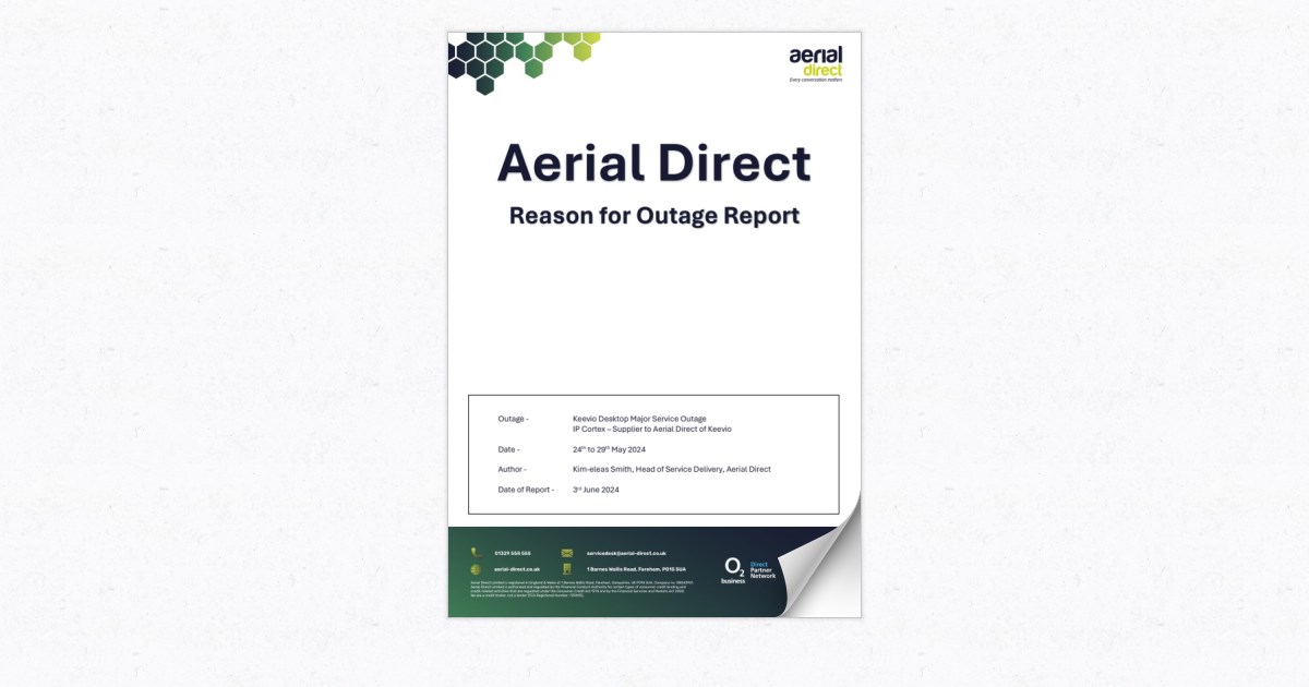 Aerial Direct - External Branded Letterhead - Service Deliv…
