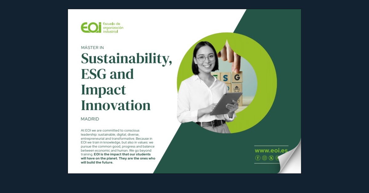 Master in Sustainability, ESG and Impact Innovation (Madrid)