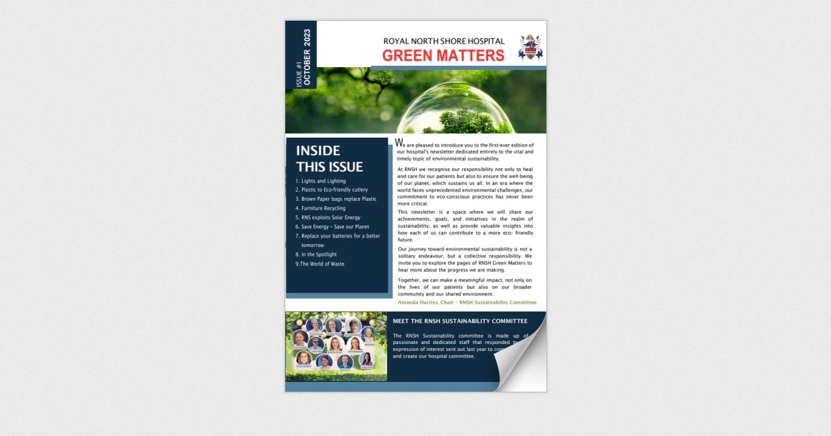 RNSH Green Matters - Issue #1